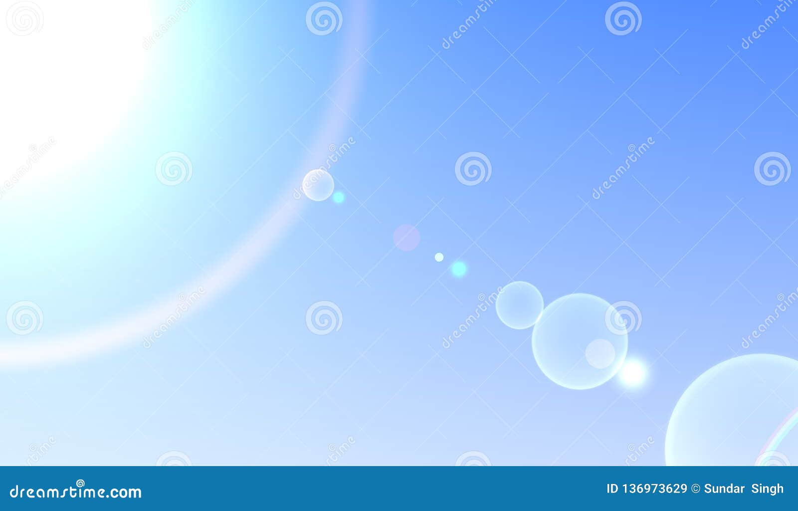 Abstract Blue Sun Rays of Lighting Background Wallpaper. Vivid Color ...