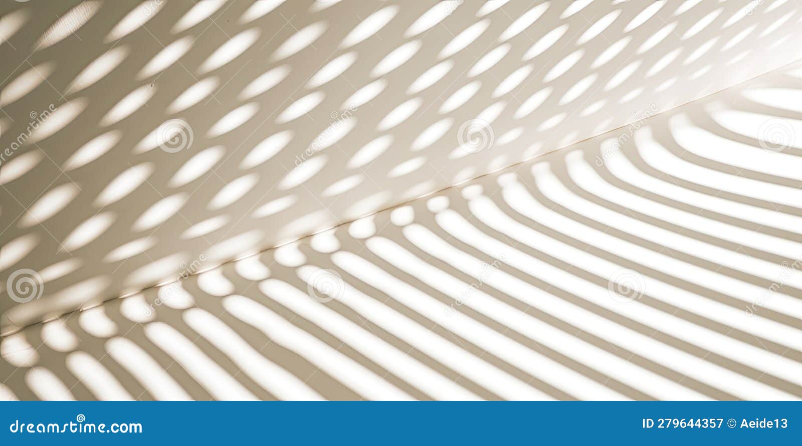 Abstract Sun Rays and Shadows on White Background. Geometric Lines and ...