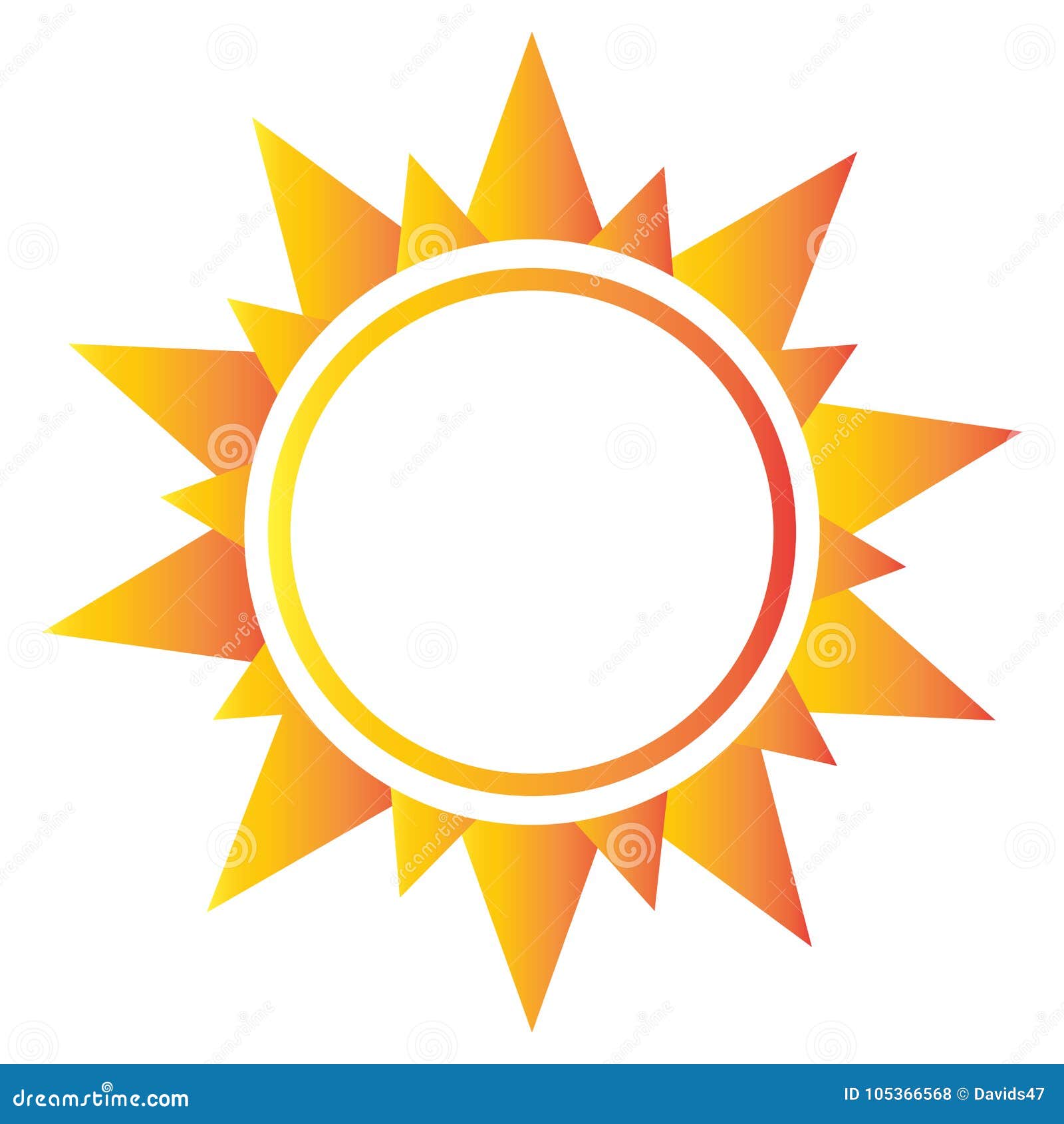 Abstract sun shape stock vector. Illustration of sign - 105366568