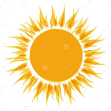 Abstract Sun Shape for Your Design Stock Vector - Illustration of ...