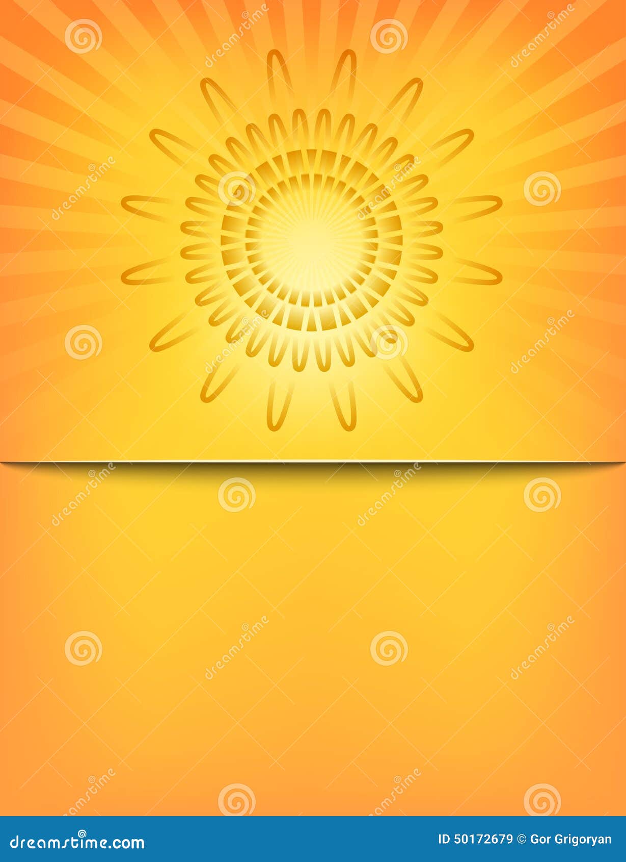 Abstract Sun Sunburst Pattern Template Cartoon Vector | CartoonDealer ...