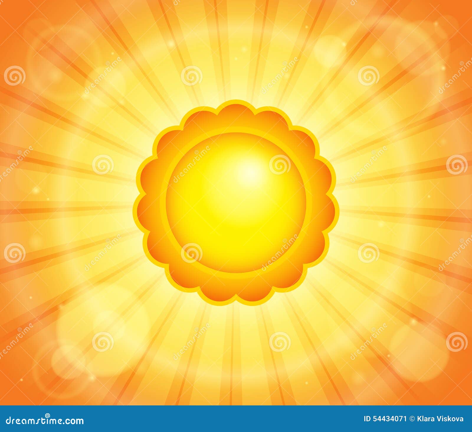Abstract sun theme image 6 stock vector. Illustration of summer - 54434071