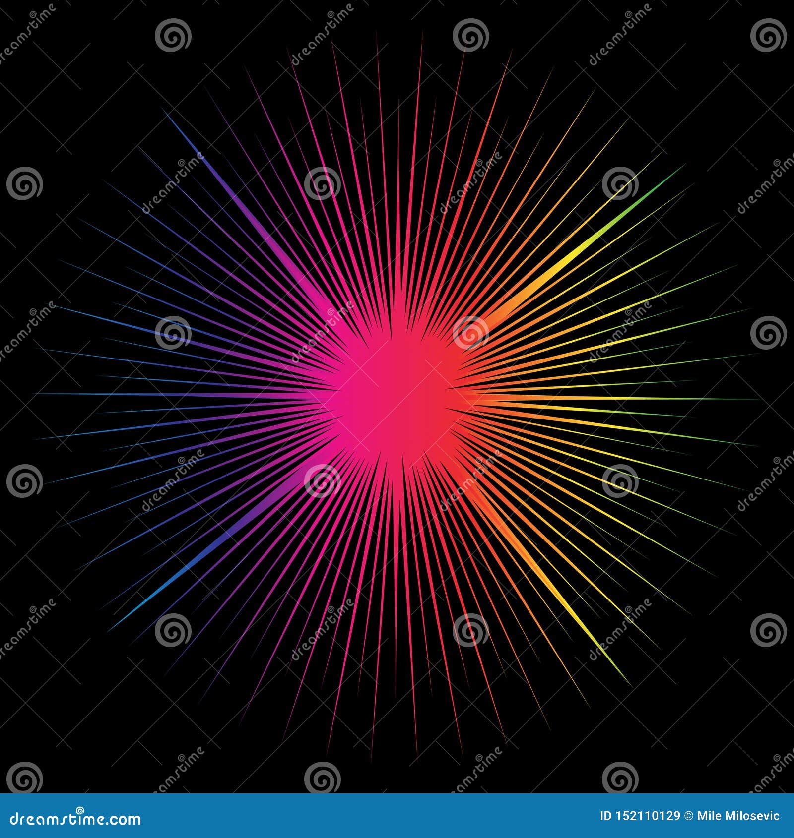 Abstract Sunburst Background for Design. Sunburst Effect. Vector ...