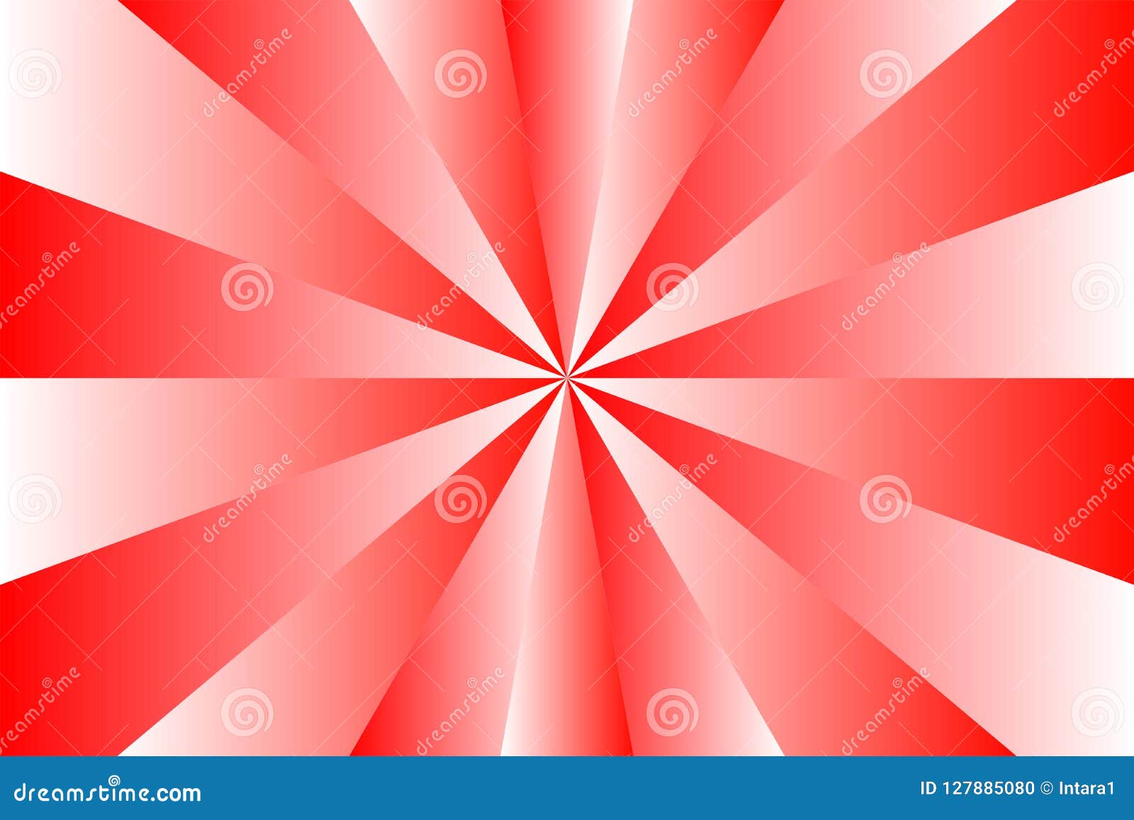 Abstract Sunburst Pattern, Gradient Red and White Ray Colors. Vector ...