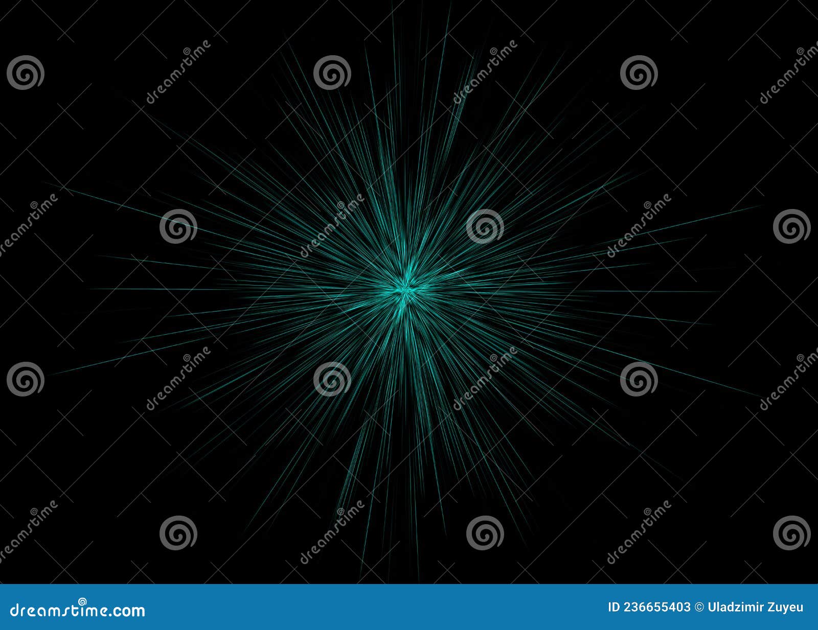 Abstract Sunlights Rays Effect. Bright Sun or Laser Cosmic Rays ...