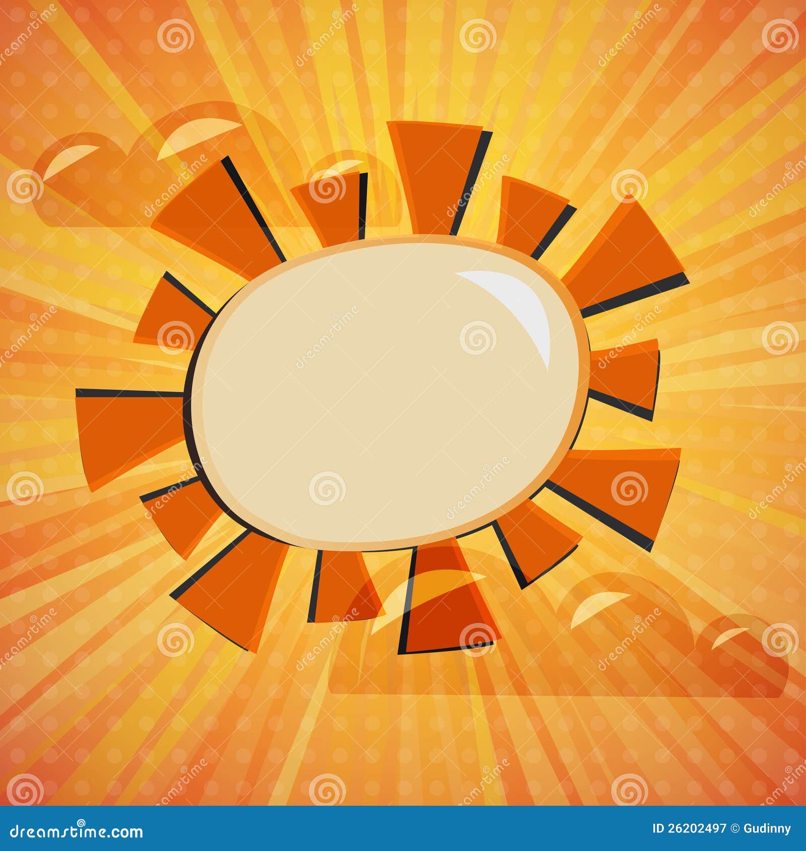 Abstract sunny background stock vector. Illustration of decoration ...
