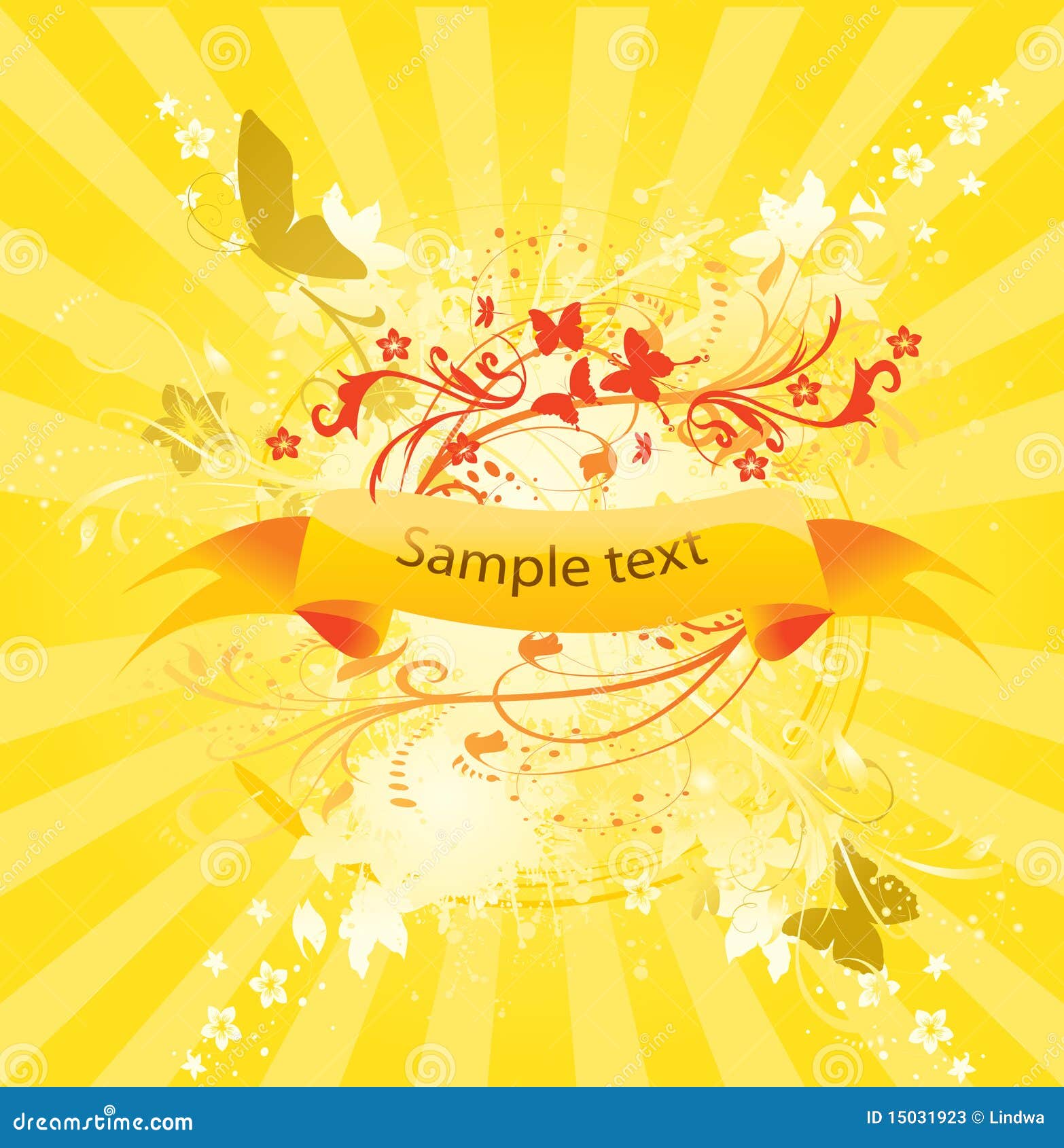 Abstract sunny banner stock illustration. Illustration of concept ...