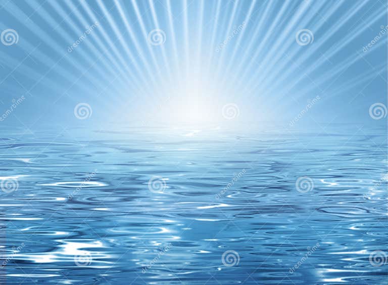 Abstract Sunny Beach Background Stock Illustration - Illustration of ...