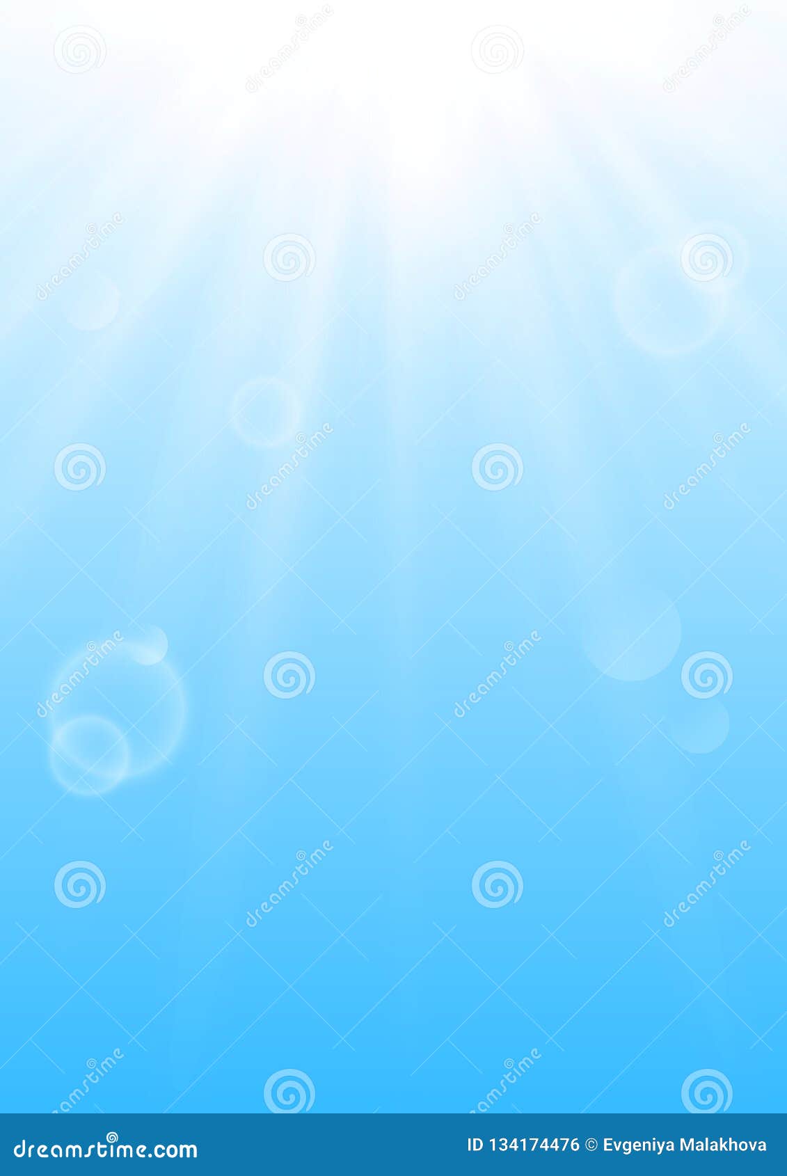 Abstract Sunny Lights Background Stock Vector - Illustration of summer ...