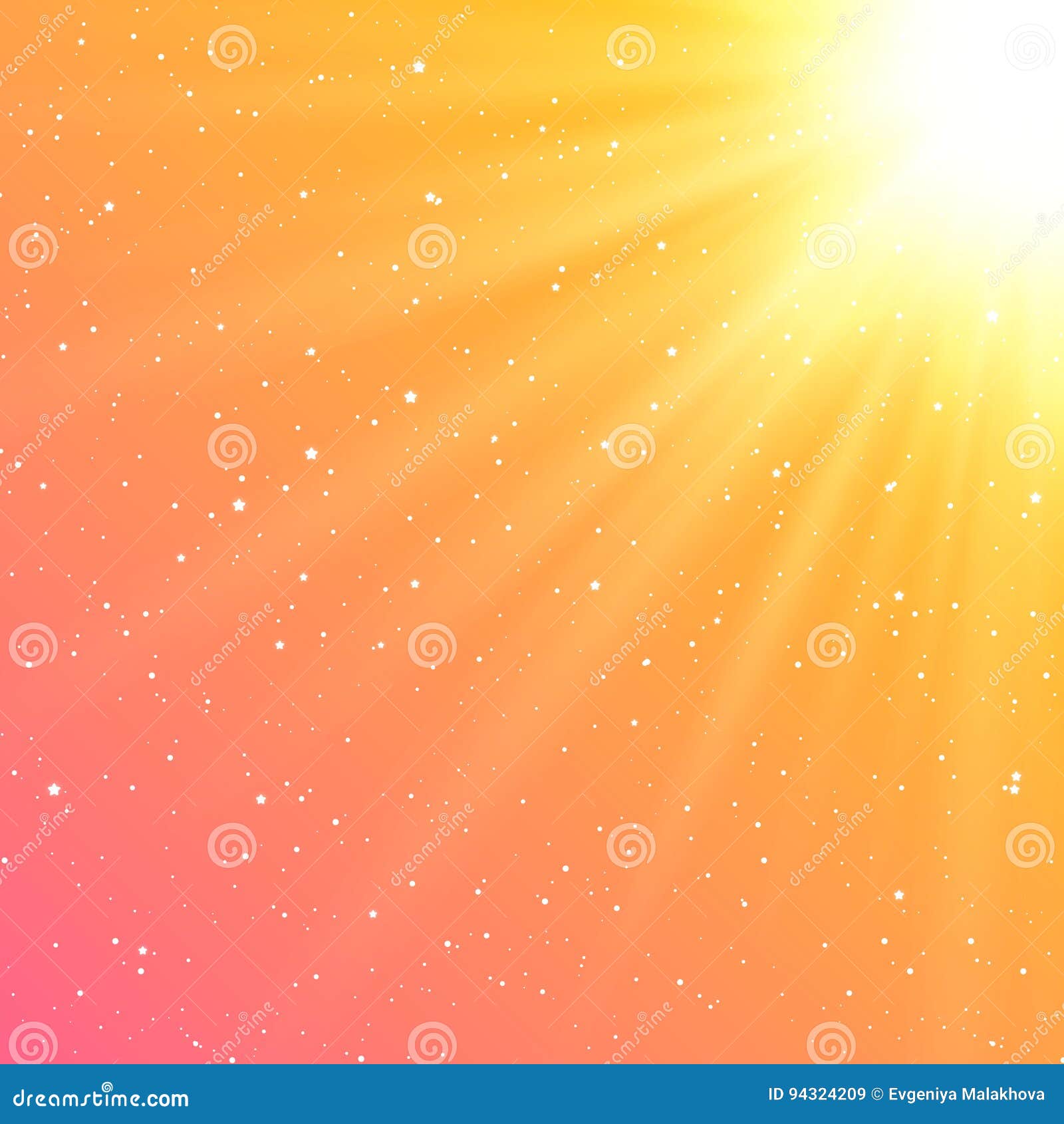 Abstract Sunny Lights Background Stock Illustration - Illustration of ...