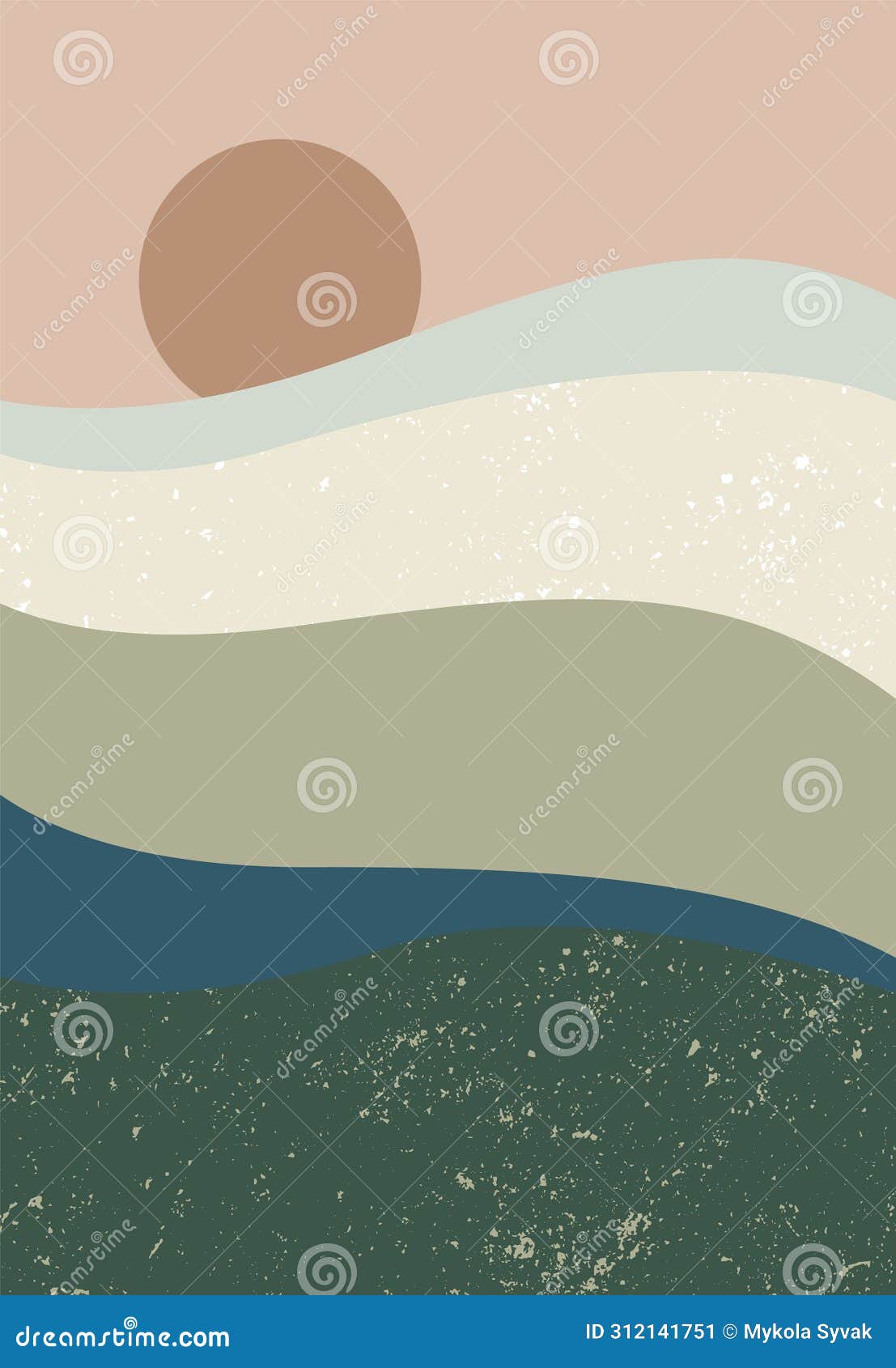 Abstract Sunrise Background with Texture Stock Vector - Illustration of ...