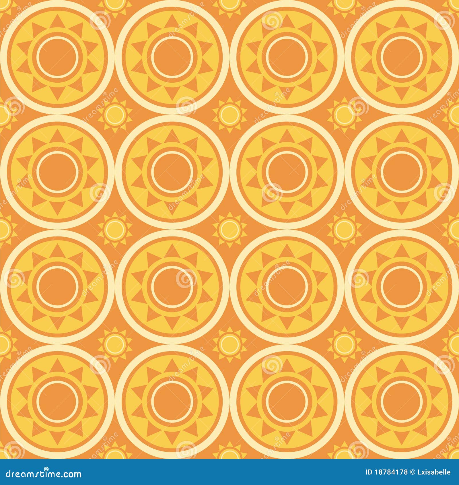 Abstract suns pattern stock vector. Illustration of abstract - 18784178