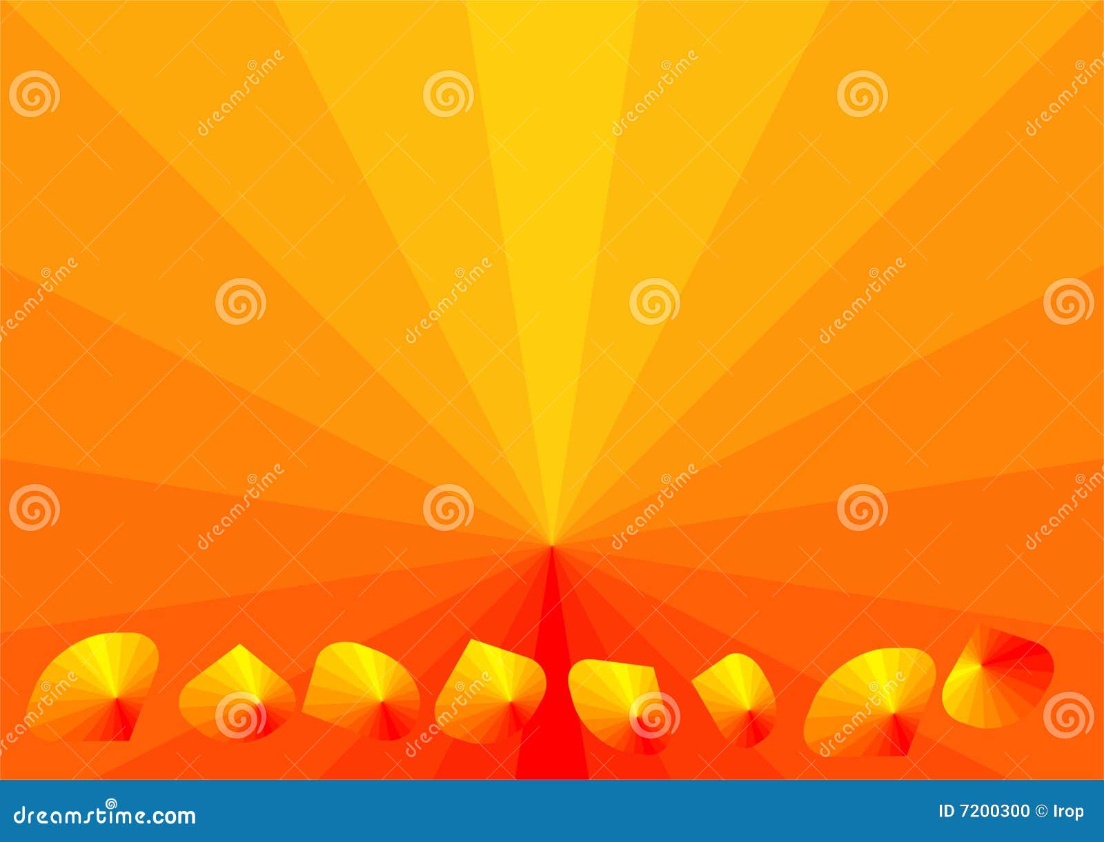 Abstract sunset stock vector. Illustration of solar, design - 7200300