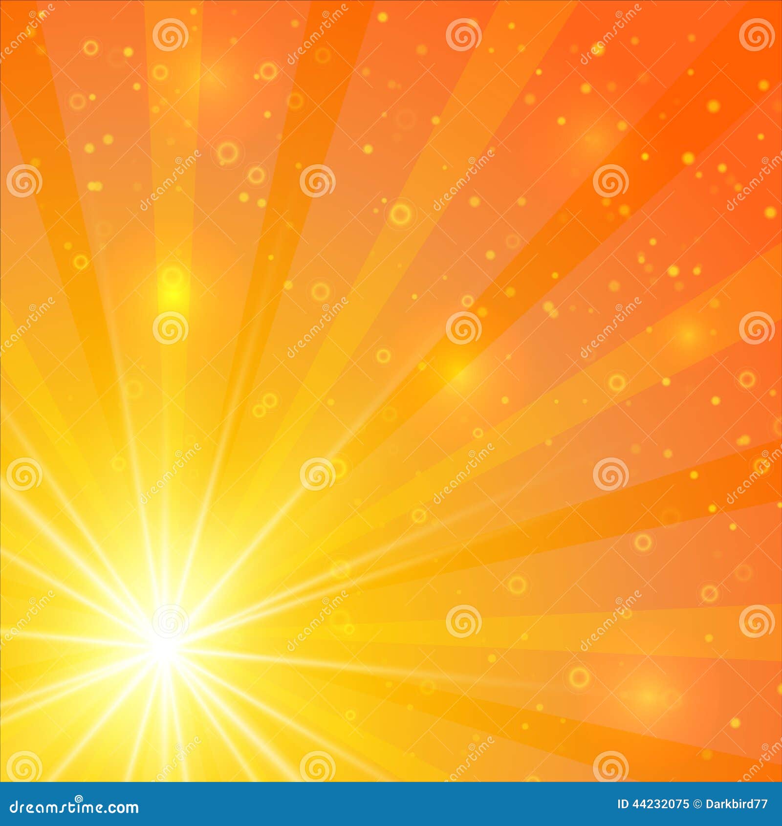 Abstract Sunshine Background Stock Illustration - Illustration of power ...