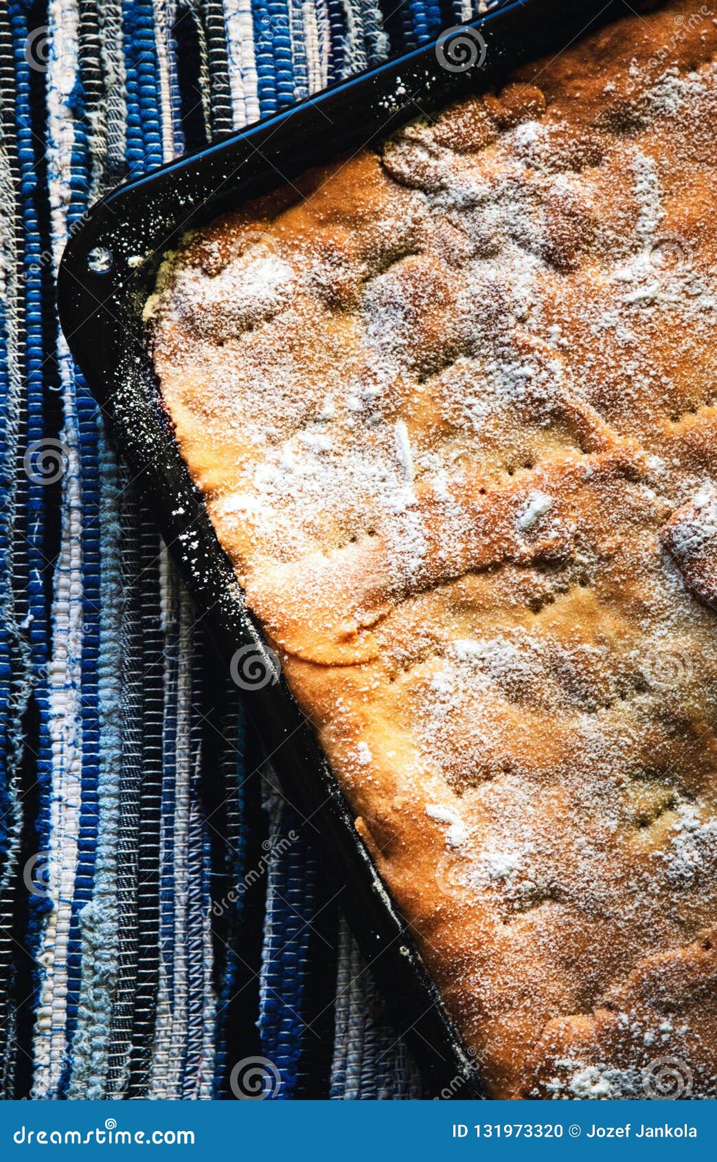 Abstract Surface of Baked Cake in a Pan Stock Photo - Image of golden ...