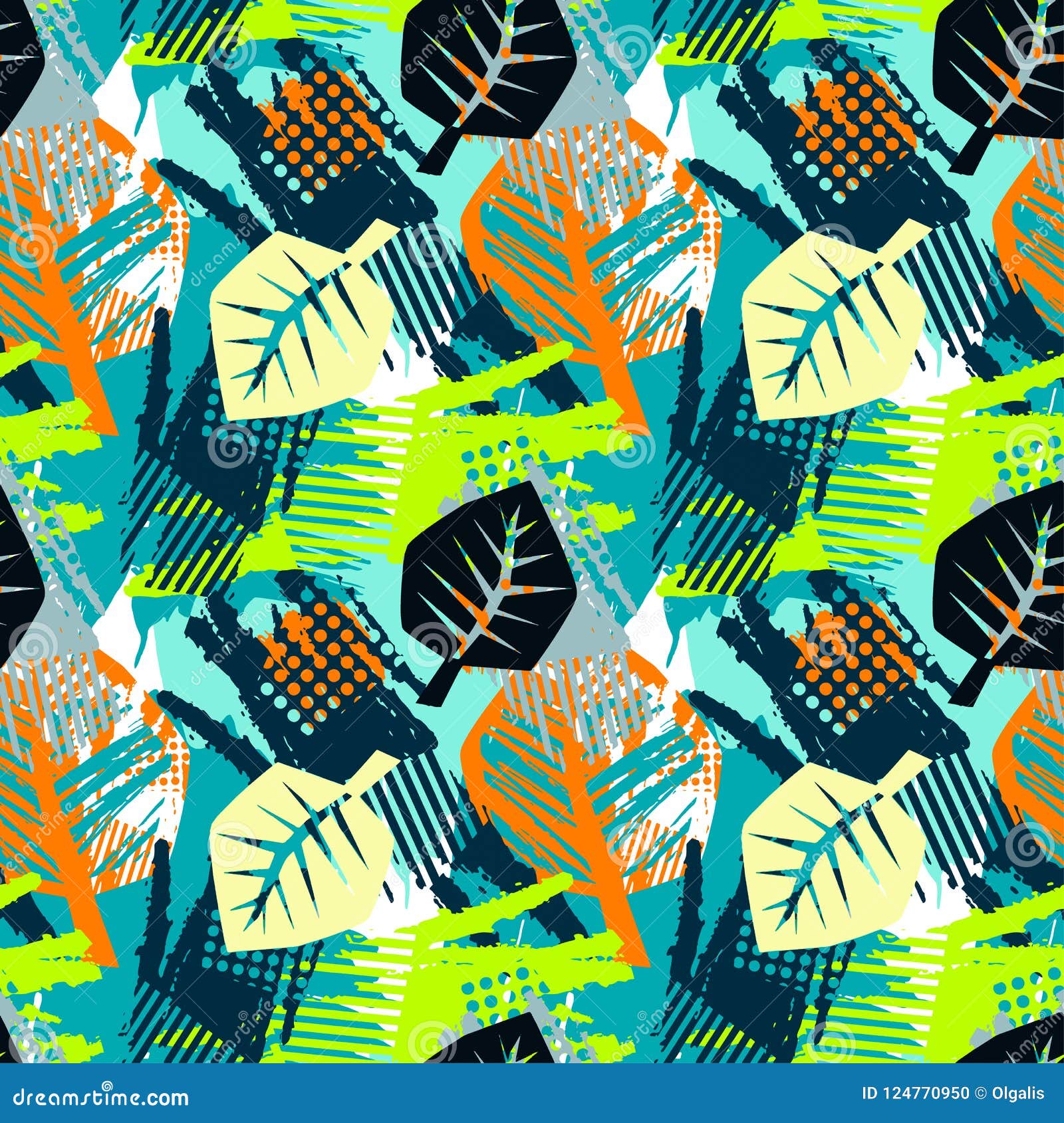 Abstract Surface Design Seamless Rough Grunge Pattern, Modern De Stock ...