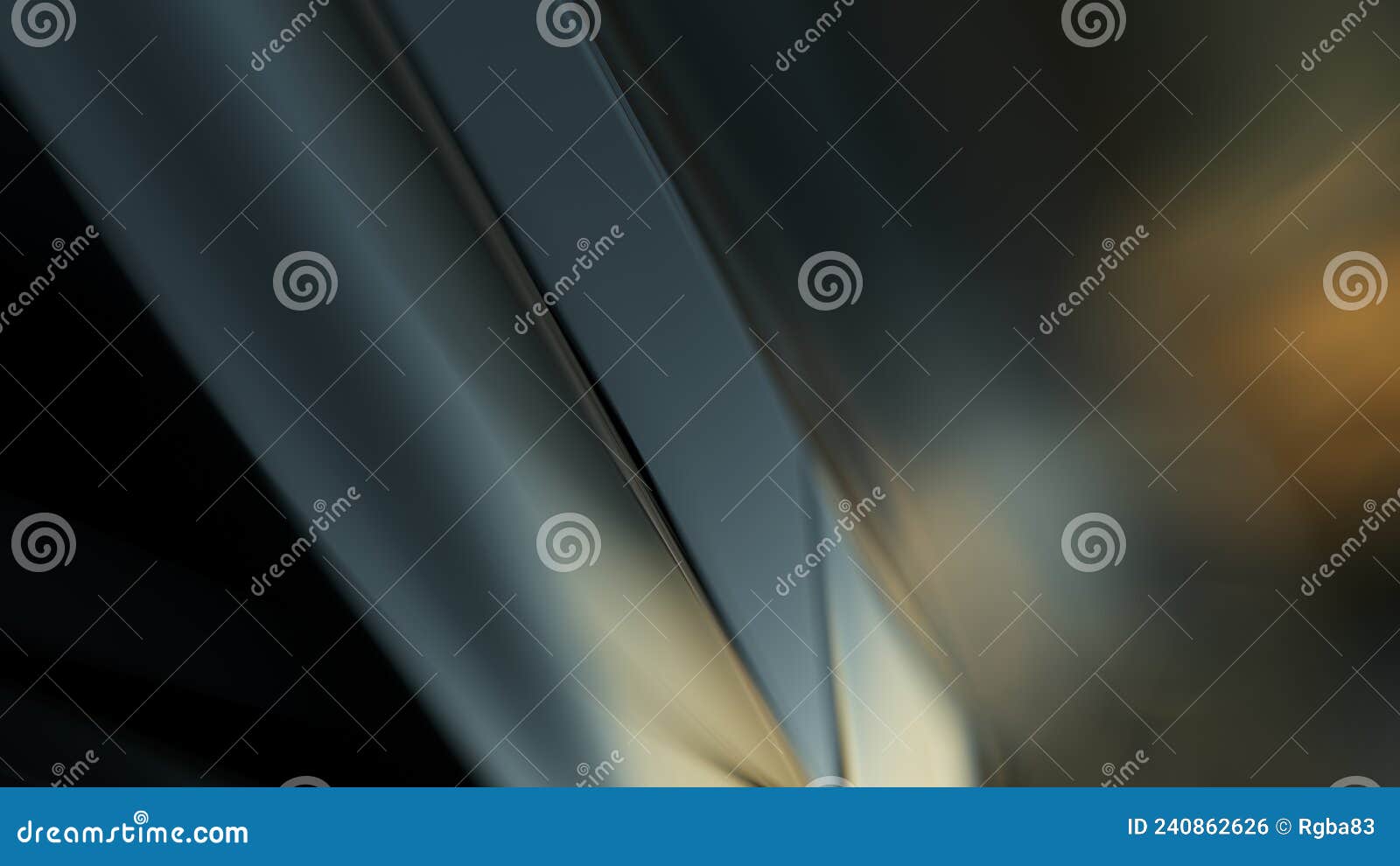 Abstract Surface with a Metallic Sheen, Illuminated by Light Stock ...