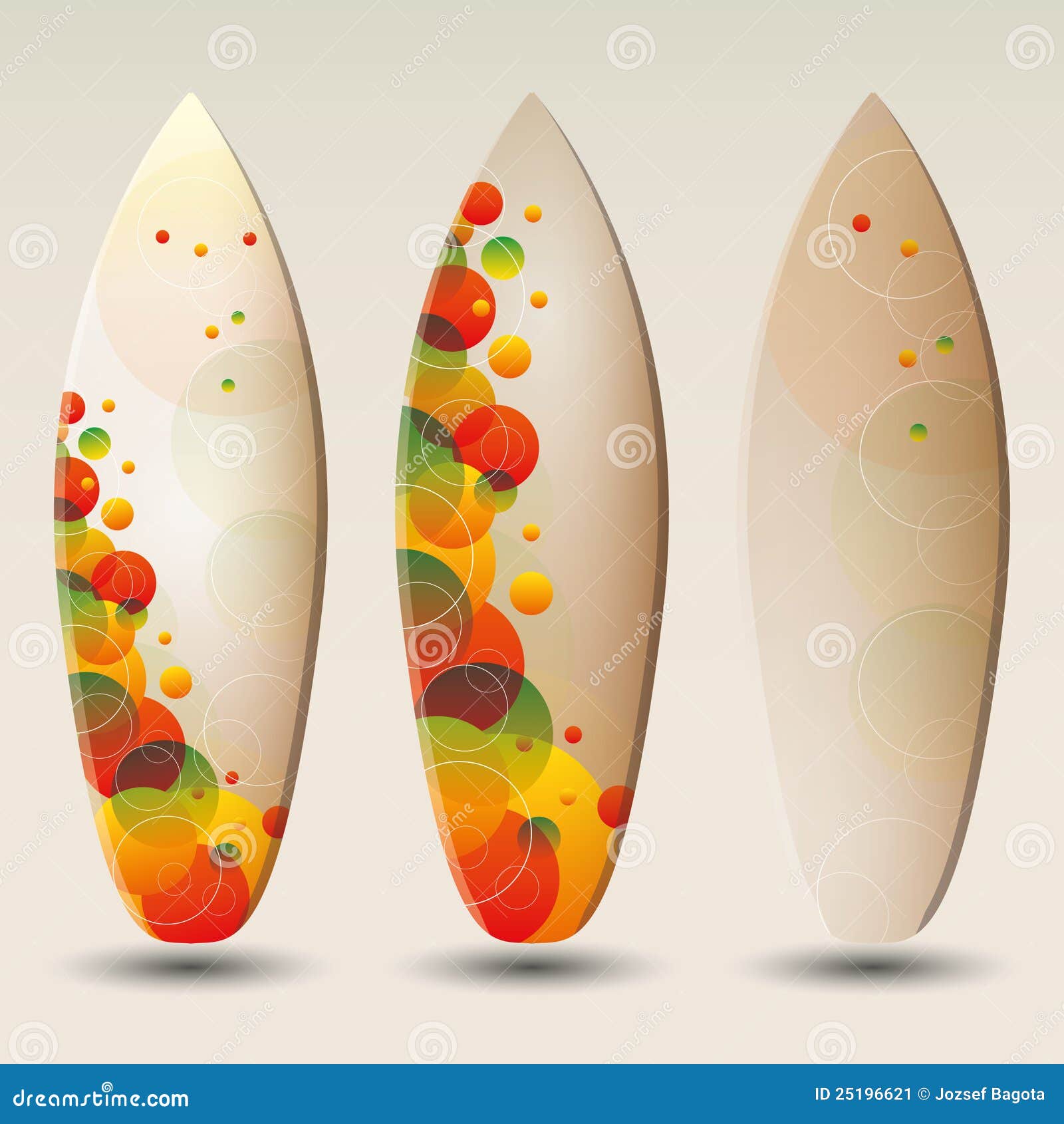 Abstract Surfboards Design Vectors Stock Vector - Illustration of ...