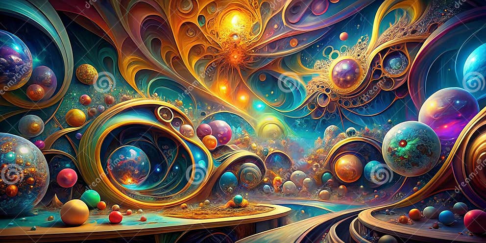 Abstract Surreal Complex Chaotic Structured Background Generative by AI ...