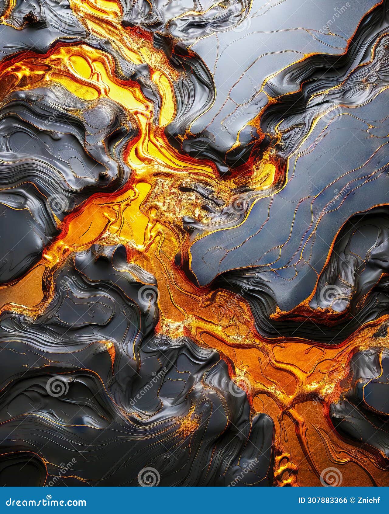 D Surreal Rendering: Cosmic Entity With Earthlike Continents And Giant ...