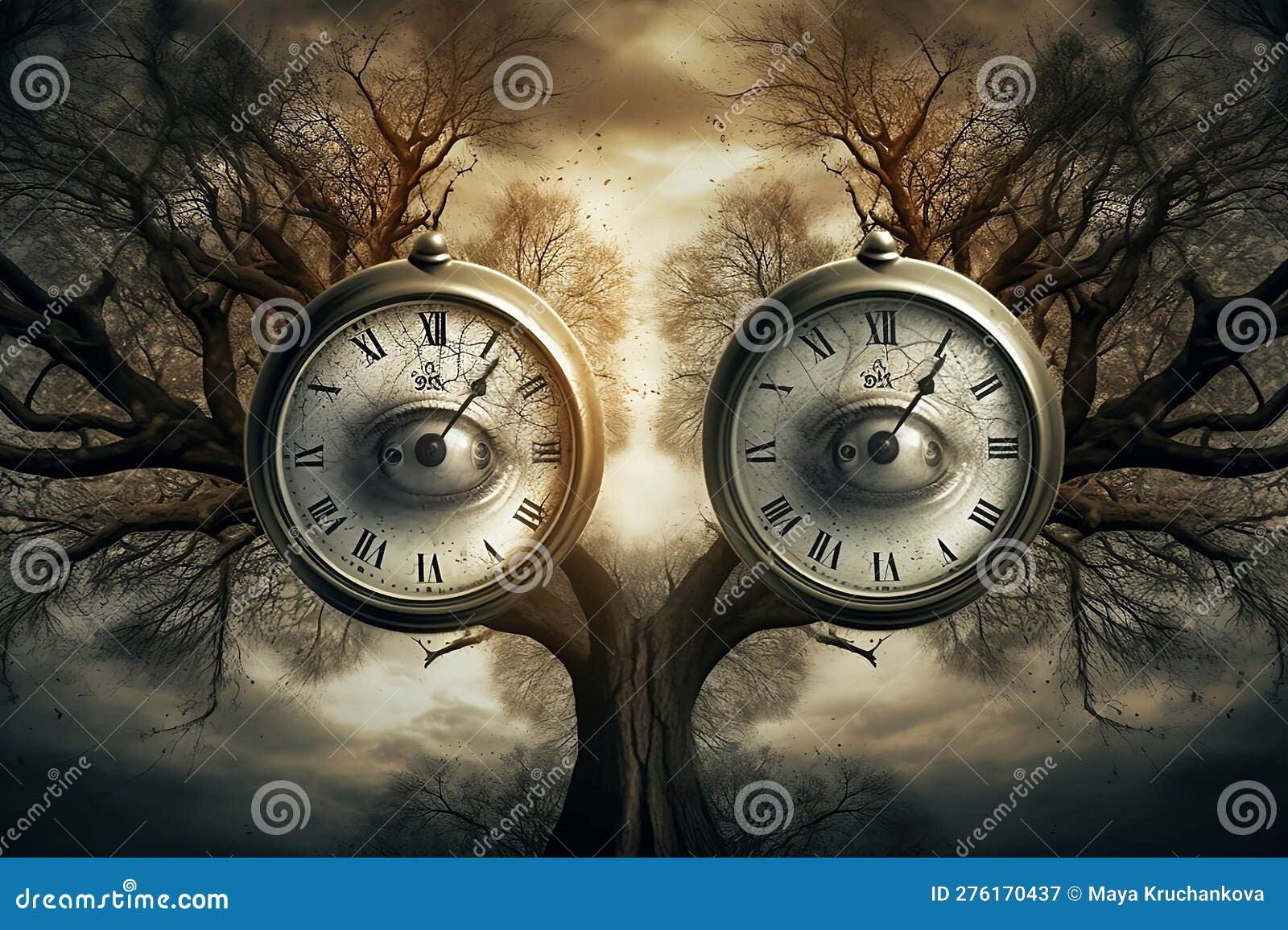 Eye Clock Art