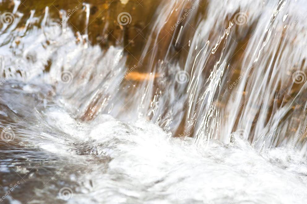 Abstract of a Swiftly Moving Stream Stock Photo - Image of falling ...