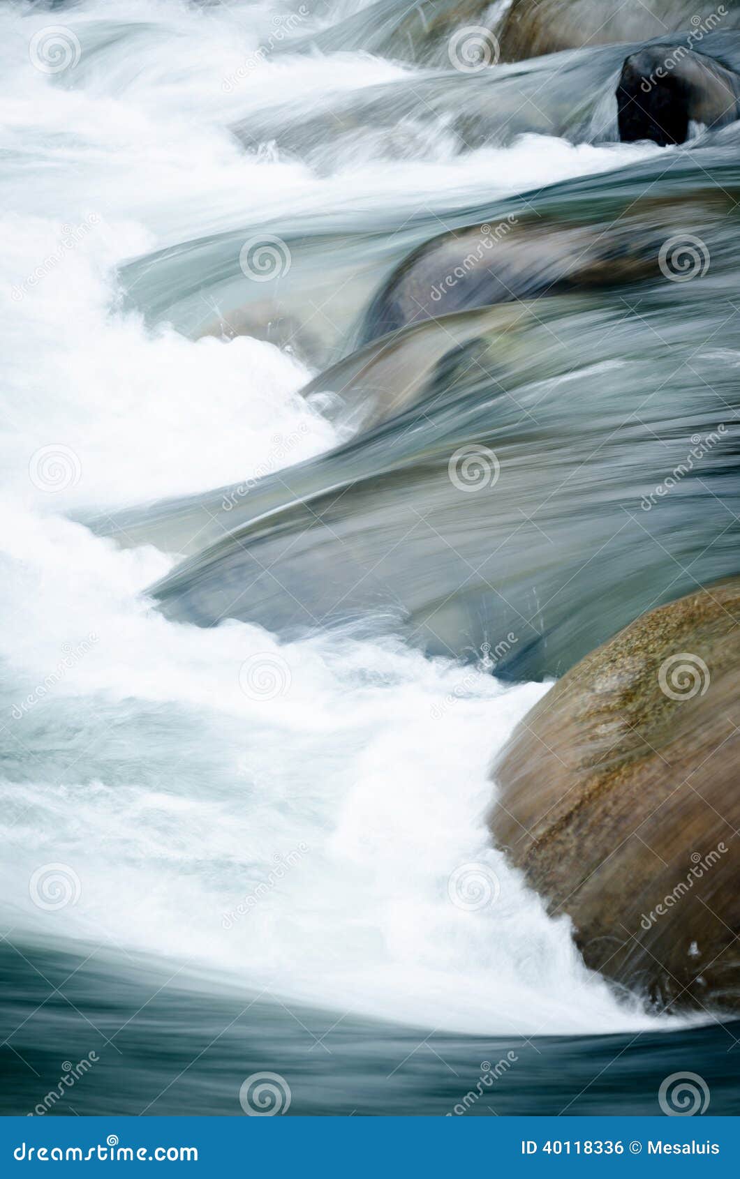 Abstract of a Swiftly Moving Stream Stock Photo - Image of background ...