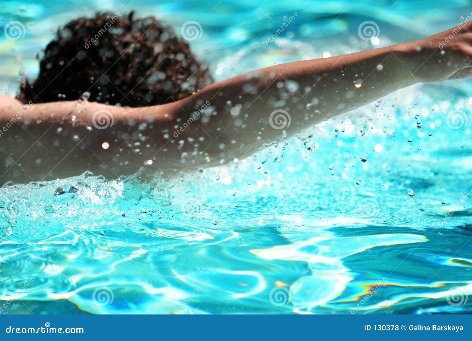 Abstract Swimming Pool Bottom Caustics Ripple And Flow With Waves ...