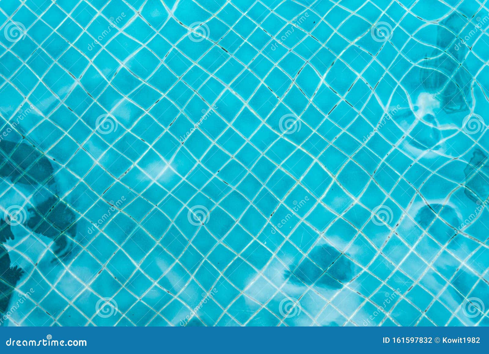 Abstract Swimming Pool Bottom Caustics Ripple and Flow with Waves ...