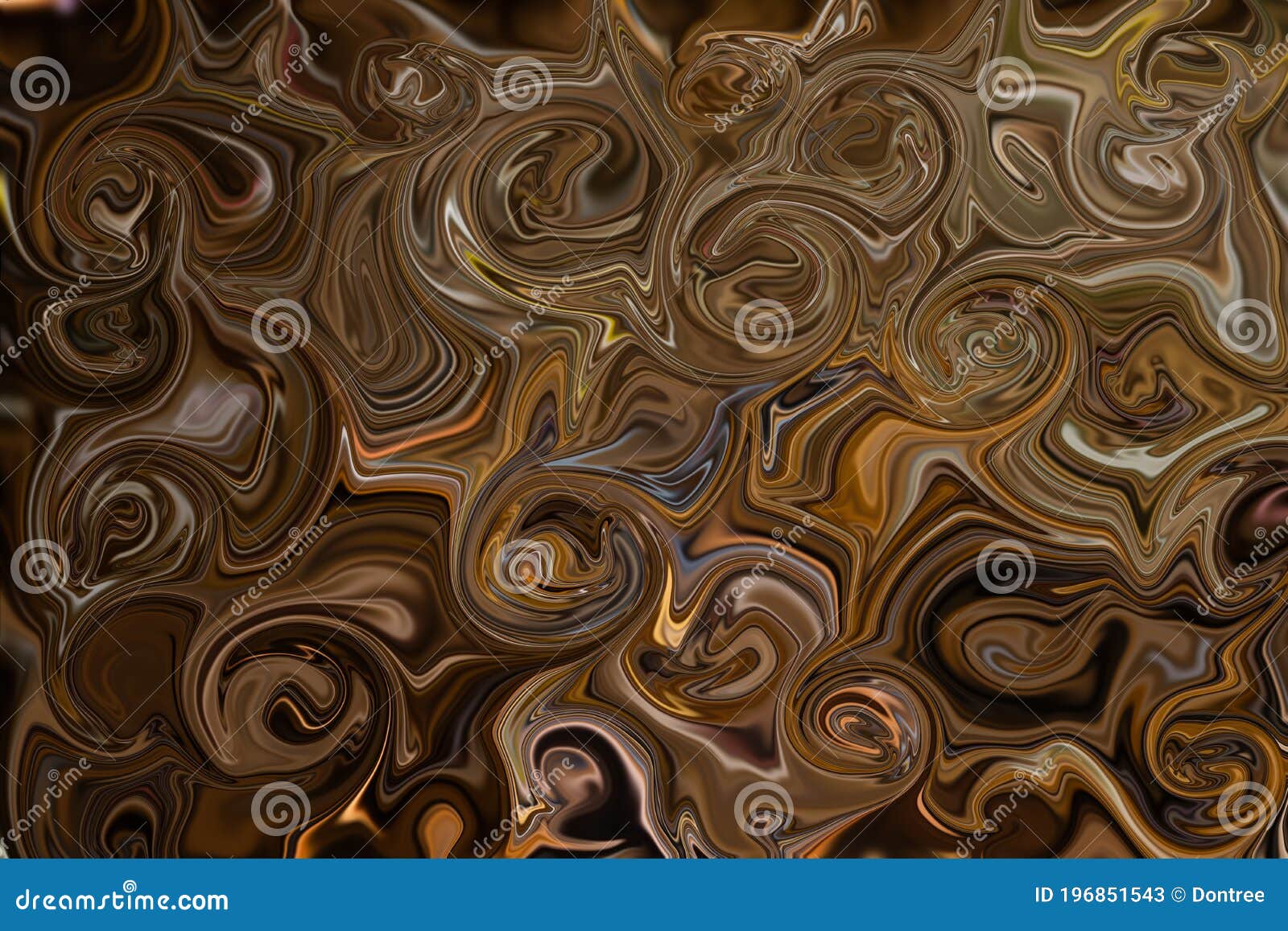 Abstract Swirl Brown Texture of the Graphic and Curve Stock ...