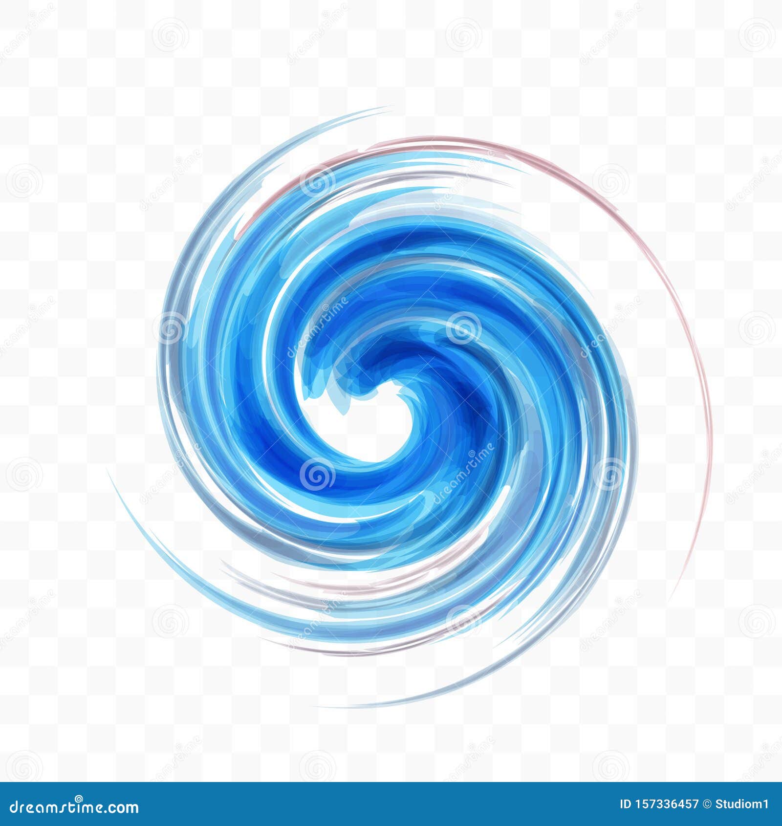 Abstract Swirl Design Element. Spiral, Rotation and Swirling Movement ...