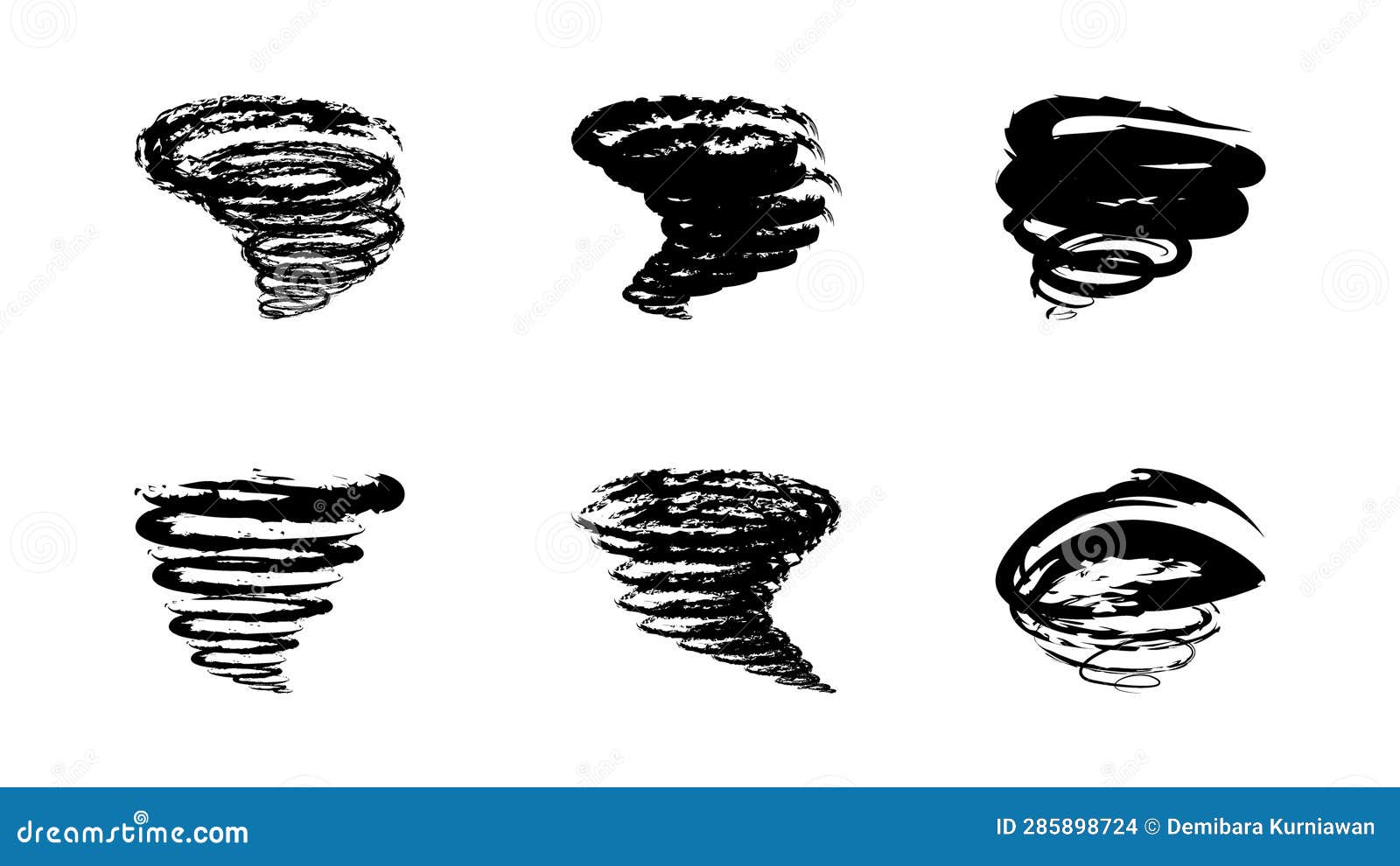 Abstract Swirl Hurricane for Icon or Logo Stock Vector - Illustration ...