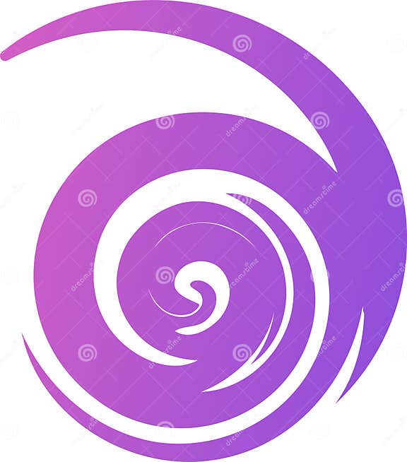 Abstract Swirl Icon stock illustration. Illustration of shape - 353254823