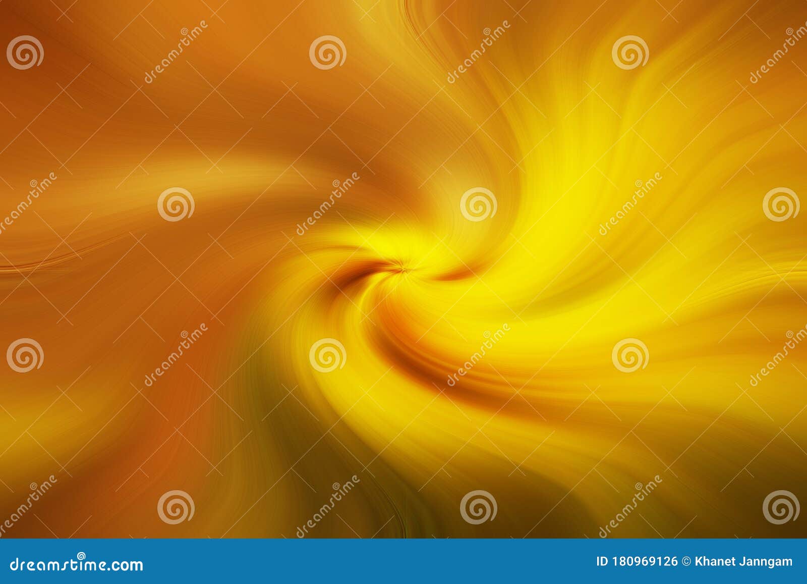 Abstract Swirl Line Pattern Yellow and Orange Stock Illustration ...