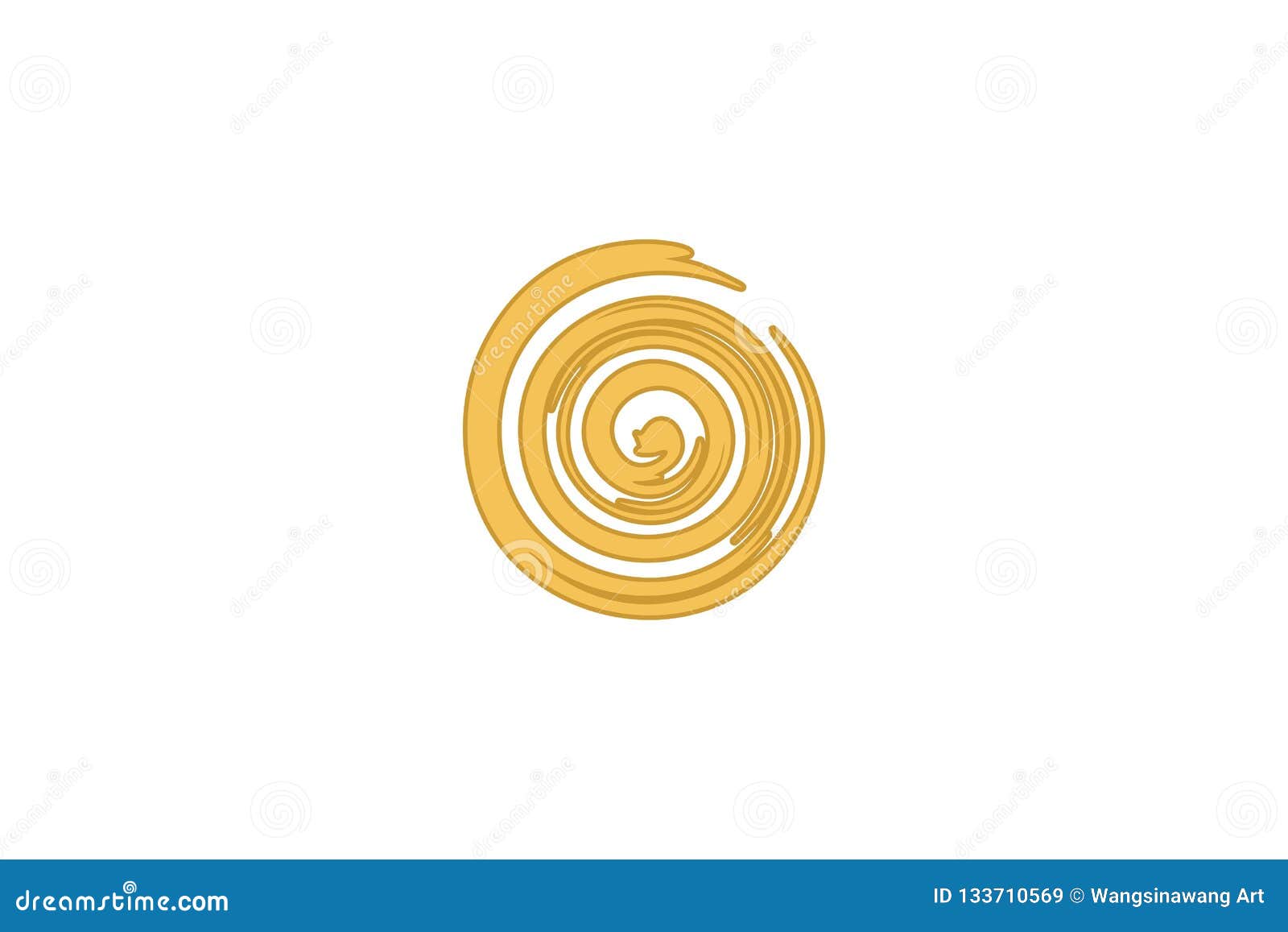 Abstract Swirl Logo Designs Inspiration Isolated on White Background ...
