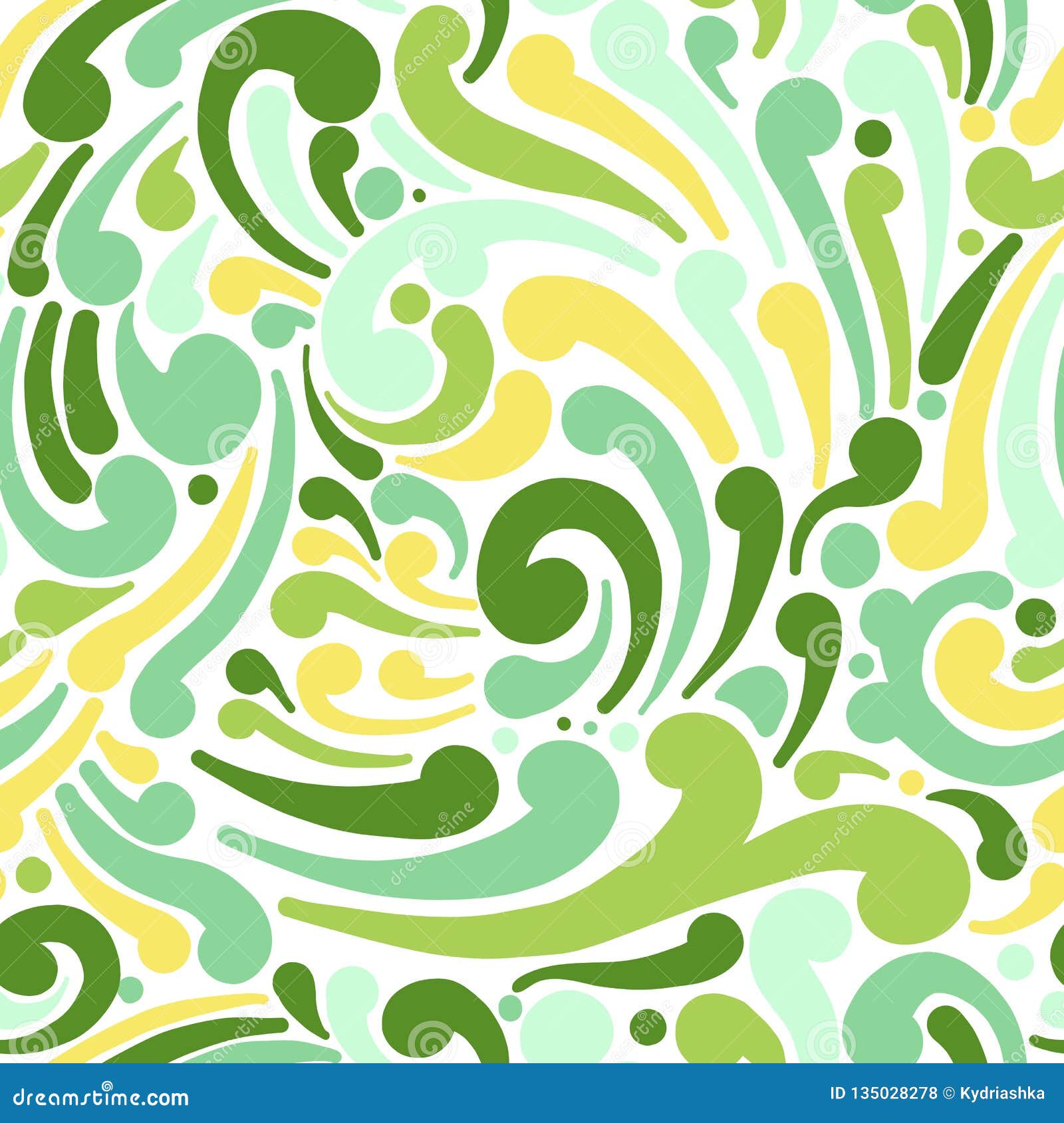 Abstract Swirl Seamless Pattern for Your Design Stock Vector ...