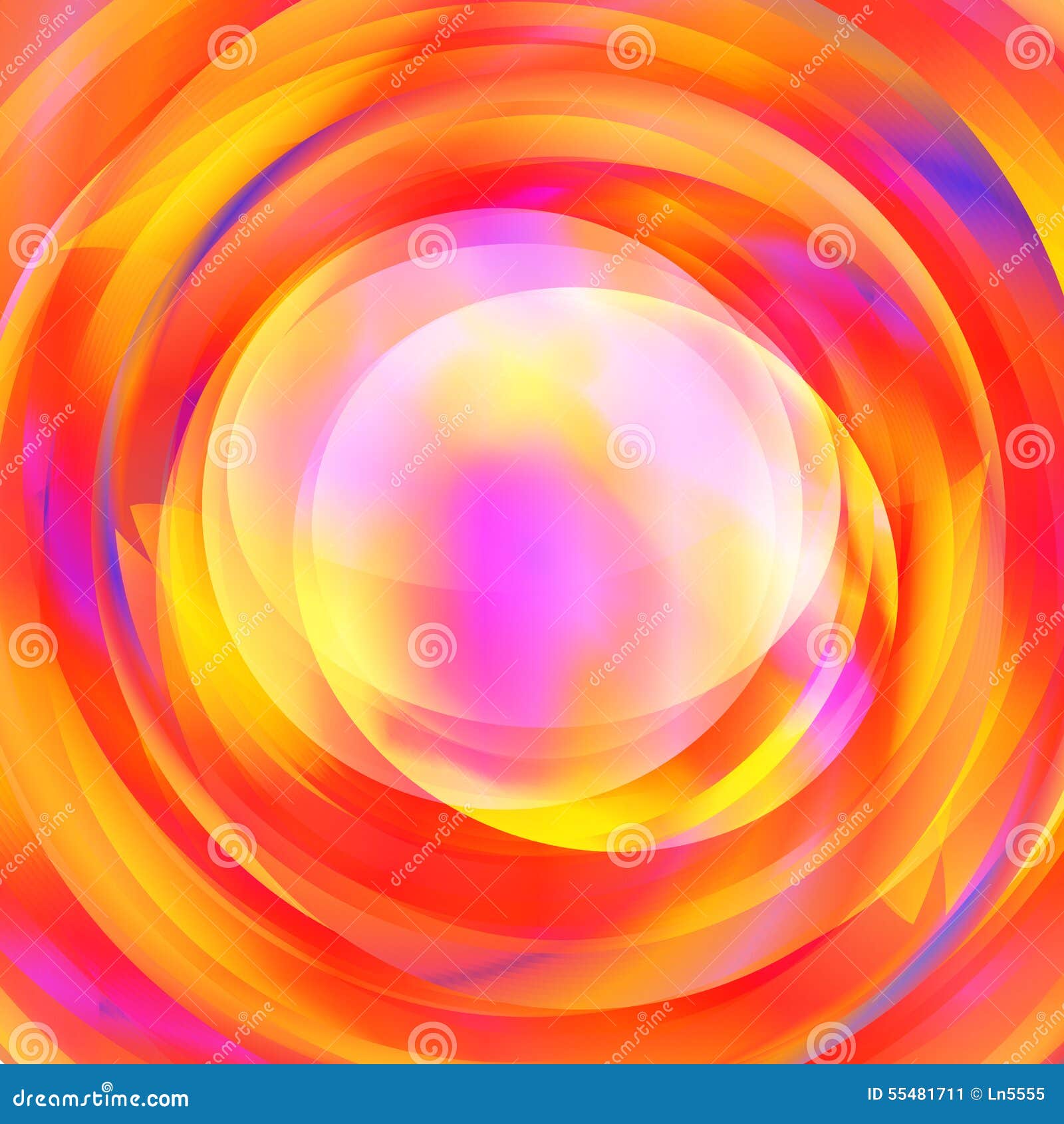 Abstract Swirl Text Template Stock Vector - Illustration of curve ...