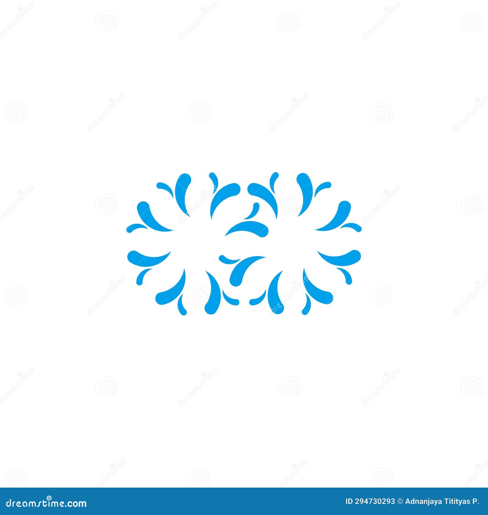 Abstract Swirl Water Colors Splash Logo Vector Stock Vector ...