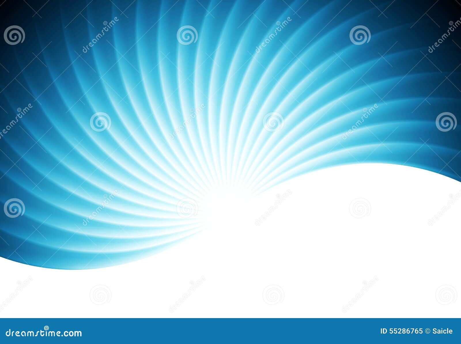 Abstract Swirl Wavy Blue Vector Background Stock Vector - Illustration ...