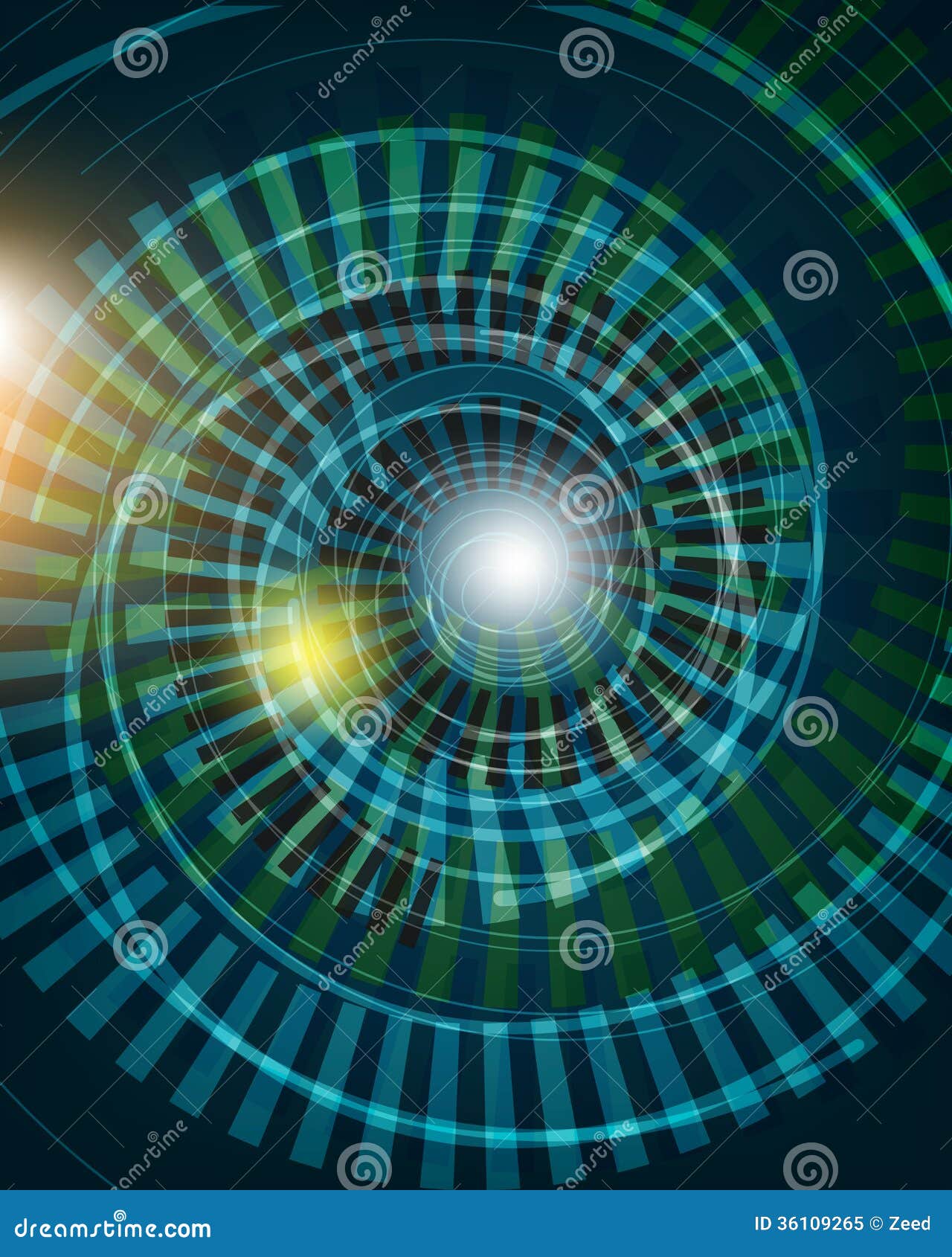 Abstract Swirling Elements Background Stock Vector - Illustration of ...