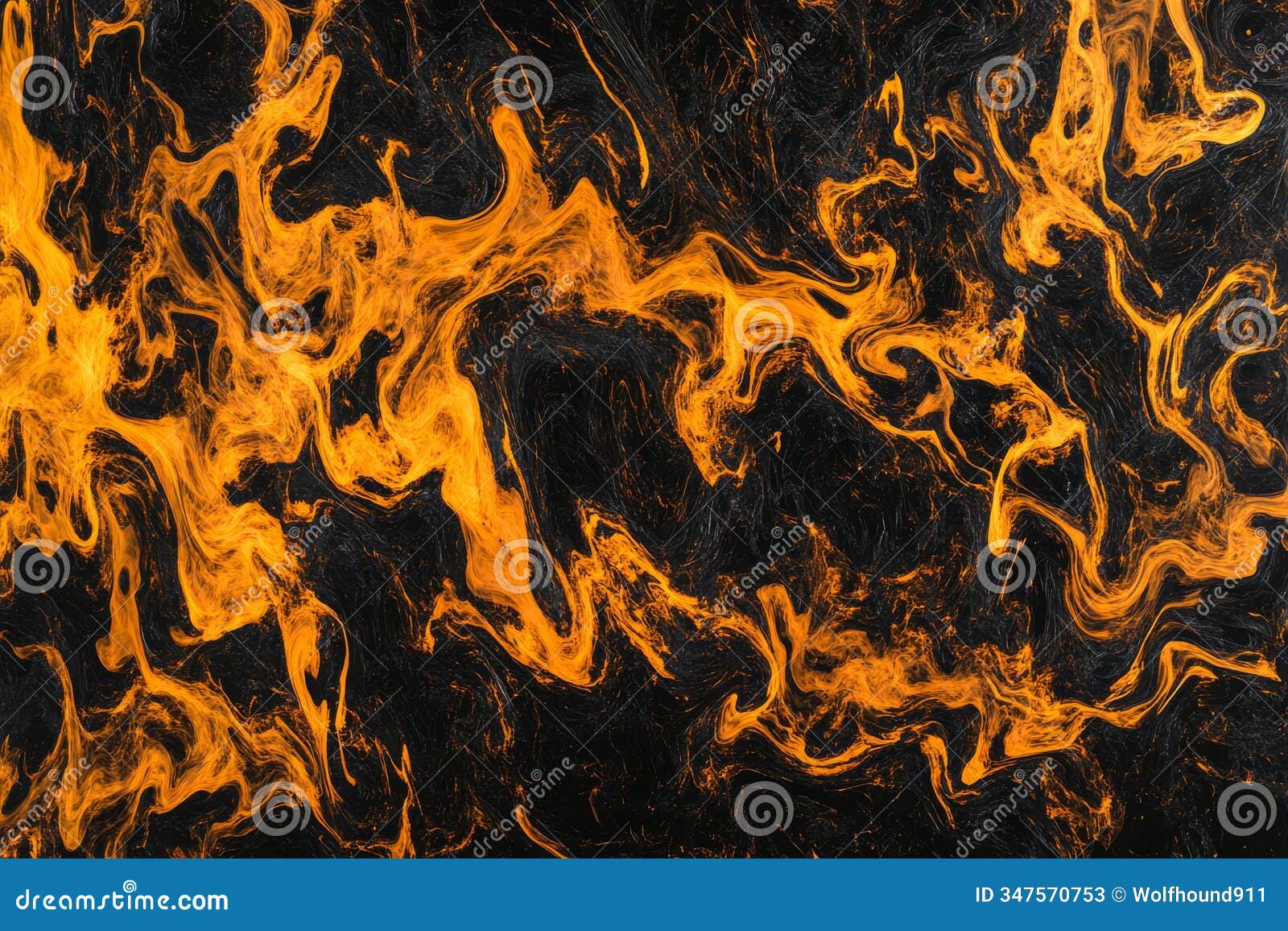 Abstract Swirling Flame Texture, Dynamic Orange and Yellow Fire ...