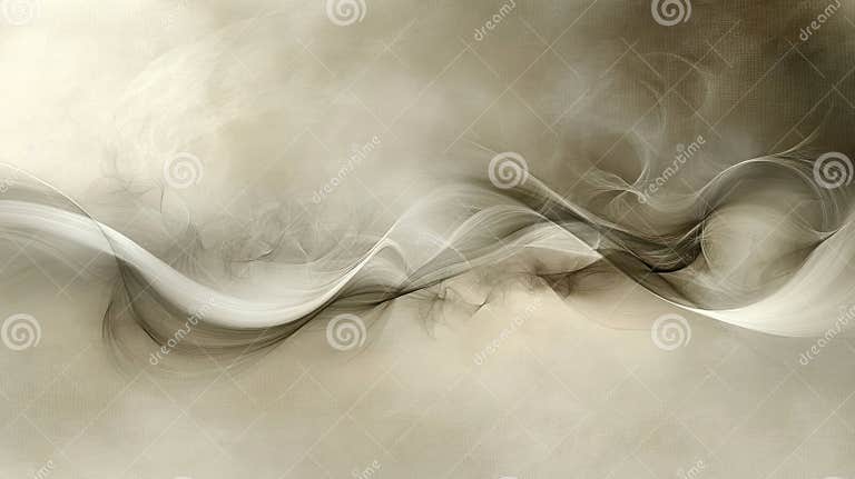 Abstract Swirling Patterns in Soft, Muted Tones Create a Serene and ...