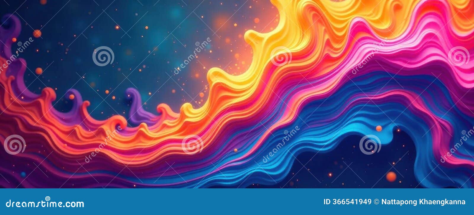 Pastel Overlay Rainbow Background Royalty-Free Illustration ...