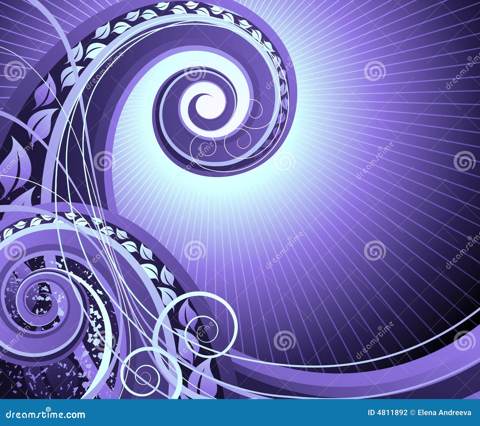 Abstract swirls stock vector. Illustration of industrial - 4811892