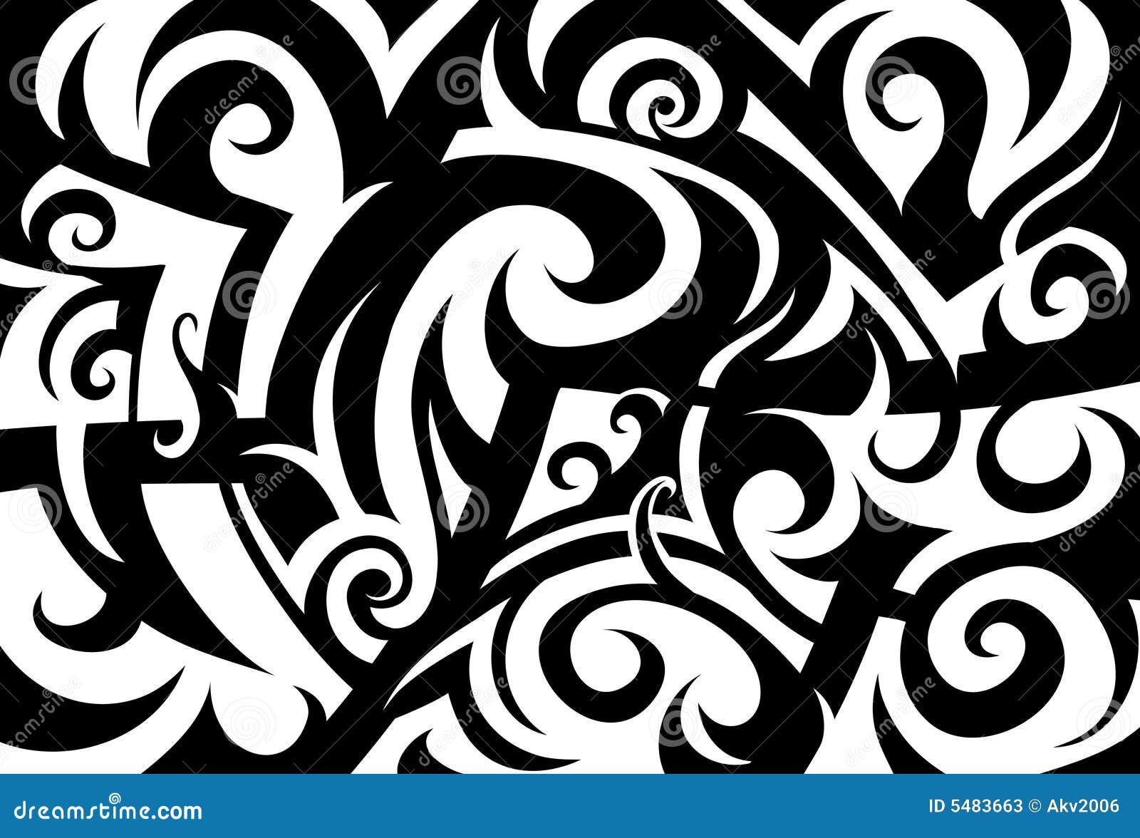 Abstract swirls stock vector. Illustration of isolated - 5483663