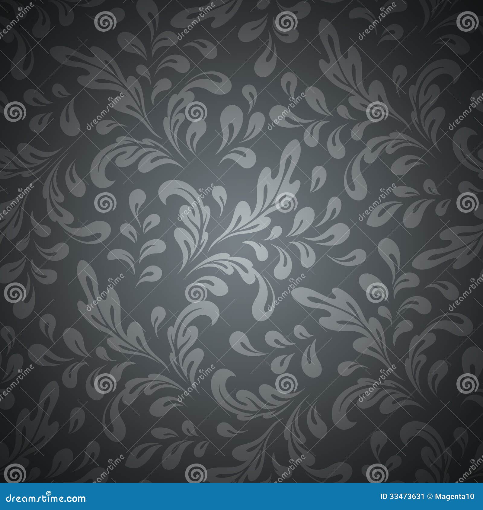 Abstract Swirls Old Paper Texture Seamless Pattern Vector Illustration ...