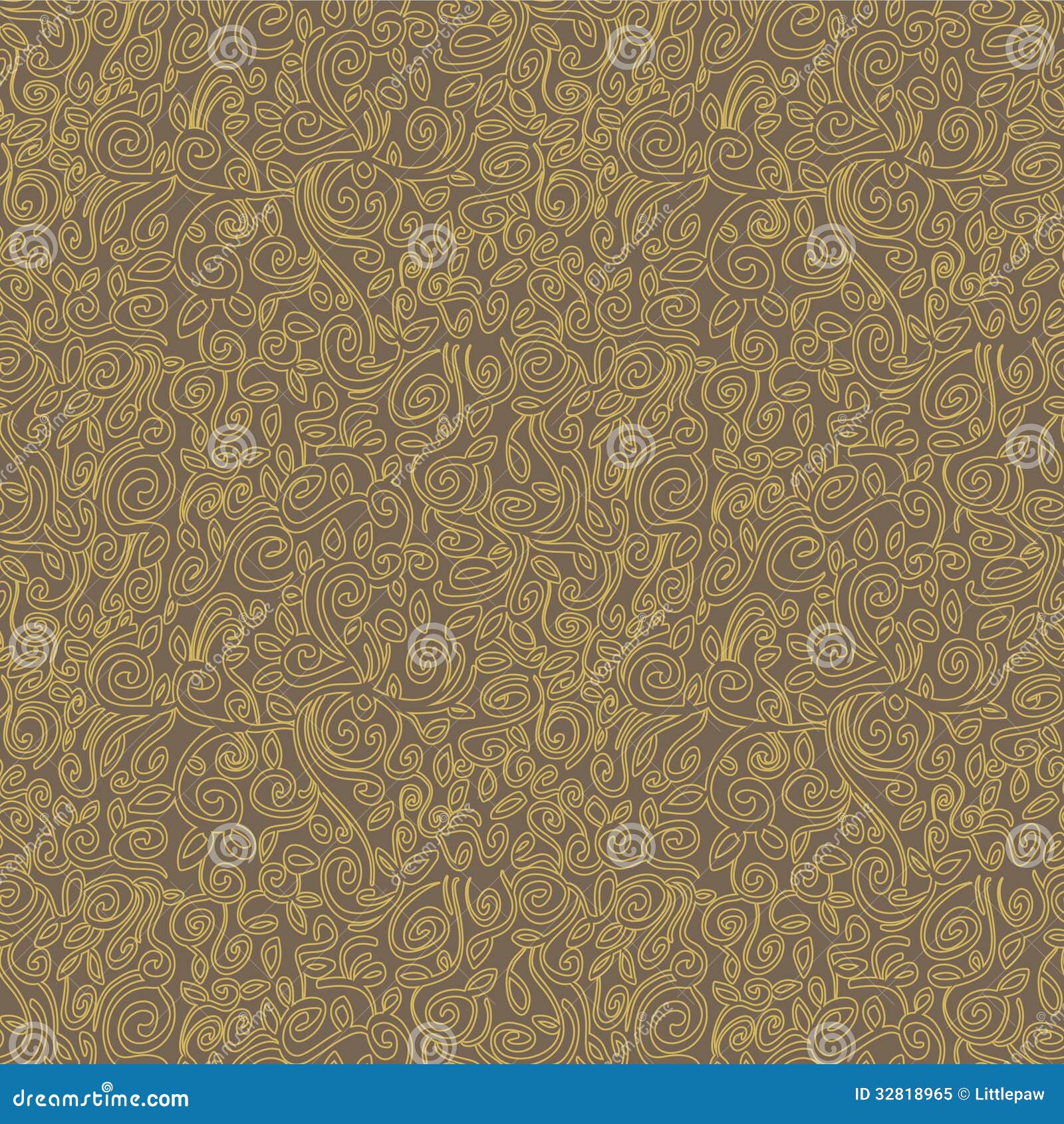 Abstract Swirls Seamless Pattern Stock Vector - Illustration of texture ...