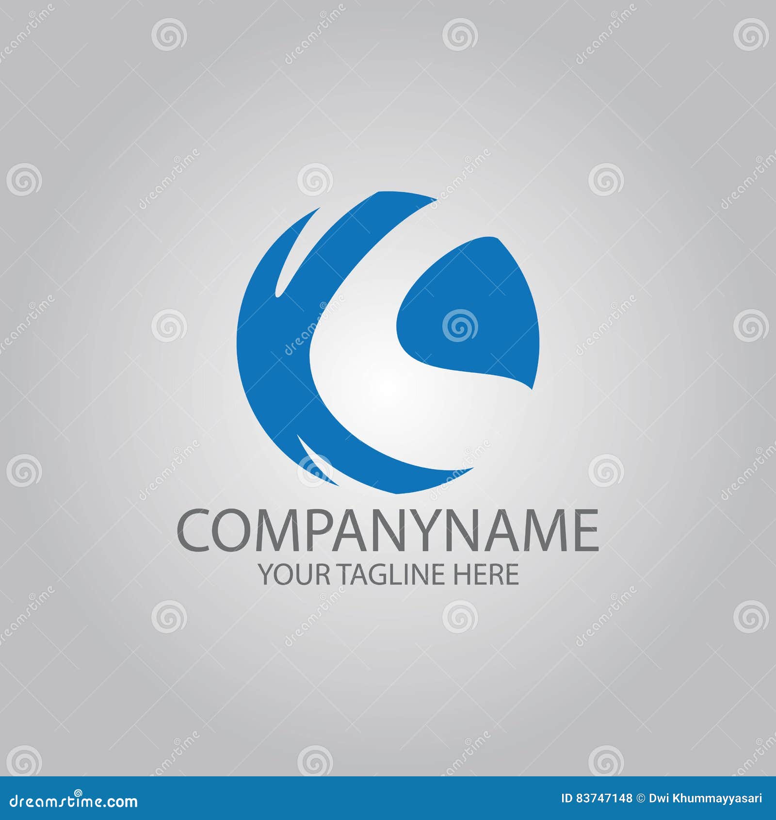 Abstract Swoosh Letter K and C Logo Stock Vector - Illustration of deco ...