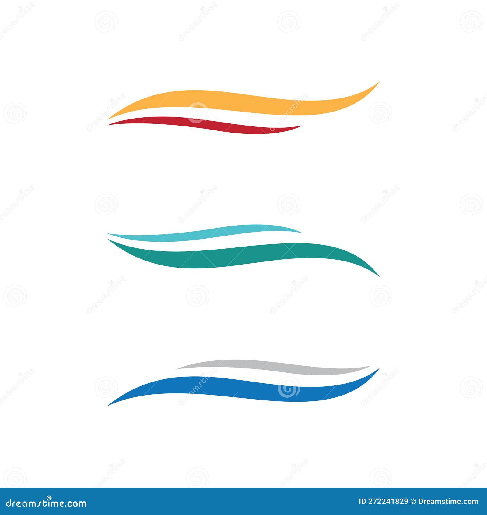 Abstract Swoosh Logo Icon Vector Design Illustration. Stock Vector ...