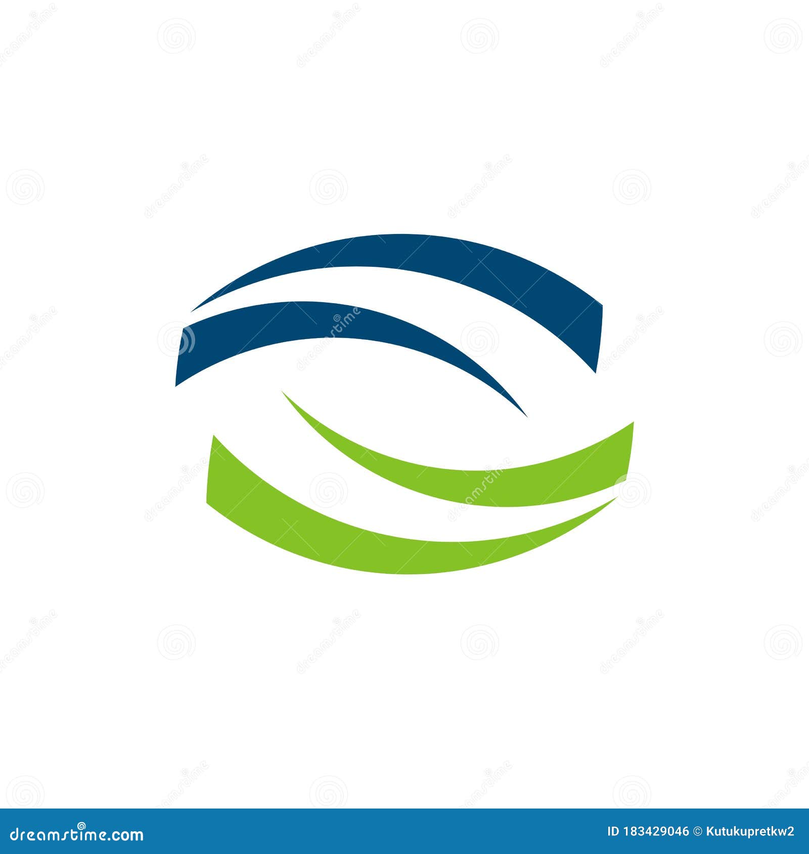 Abstract Swoosh Logo Template Illustration Design. Vector EPS 10 Stock ...